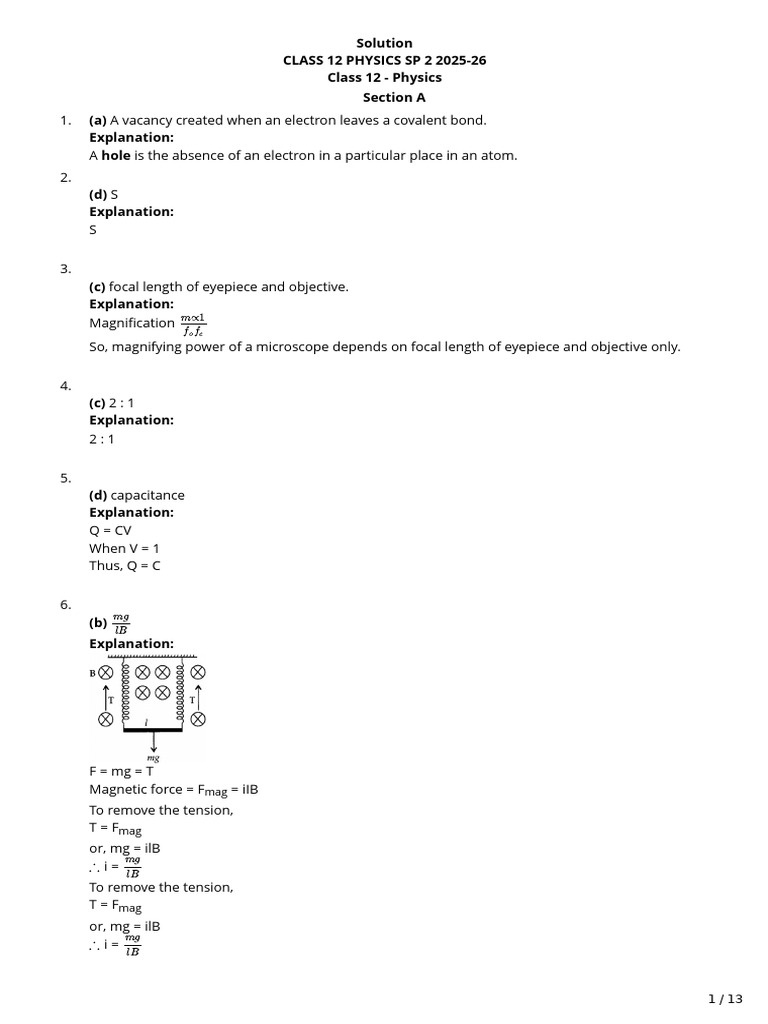 Solution Sample paper 2_70717676_2026_01_04_16_11 | PDF | Transformer ...