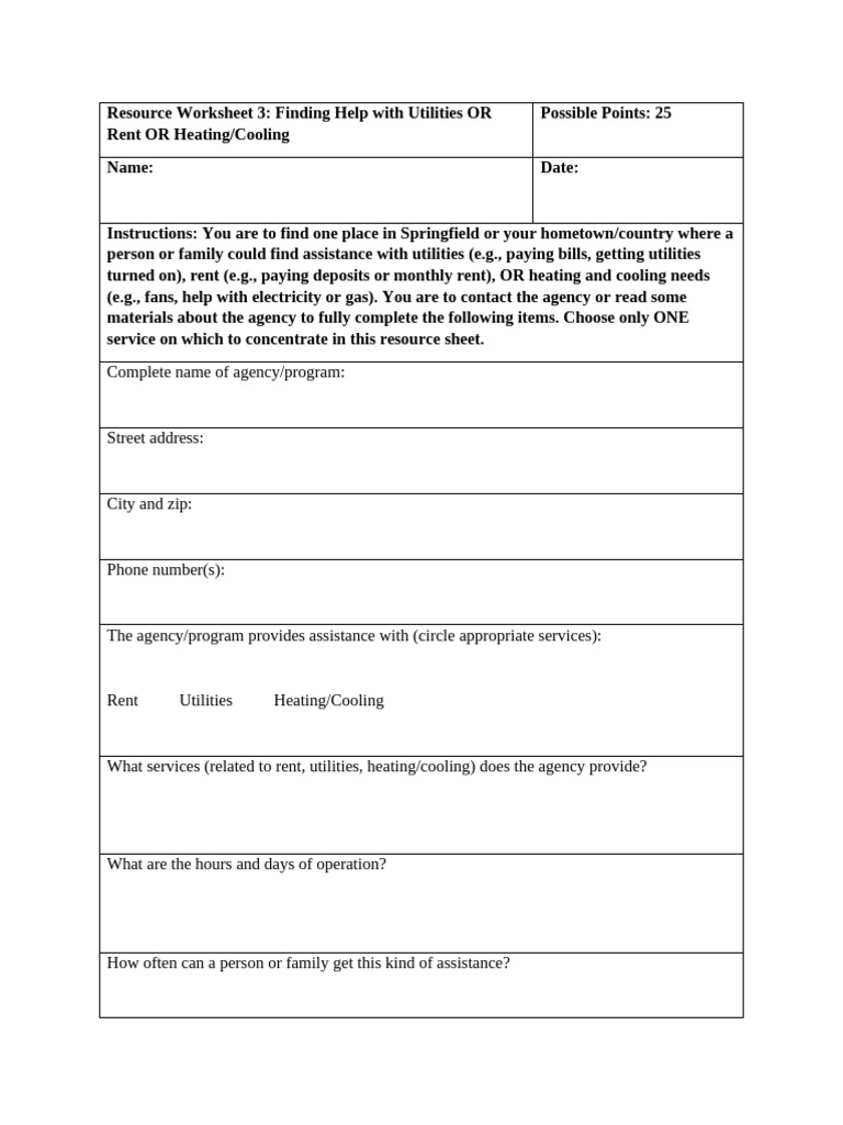 Utility and Rent Assistance Resource Guide | PDF