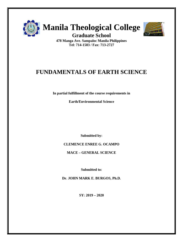 Environmental Science | PDF | Plate Tectonics | Planets