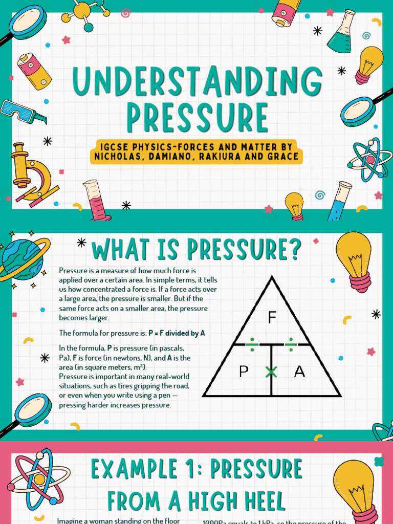 Pressure Project by Nicholas, Damiano, Rakiura and Grace | PDF ...