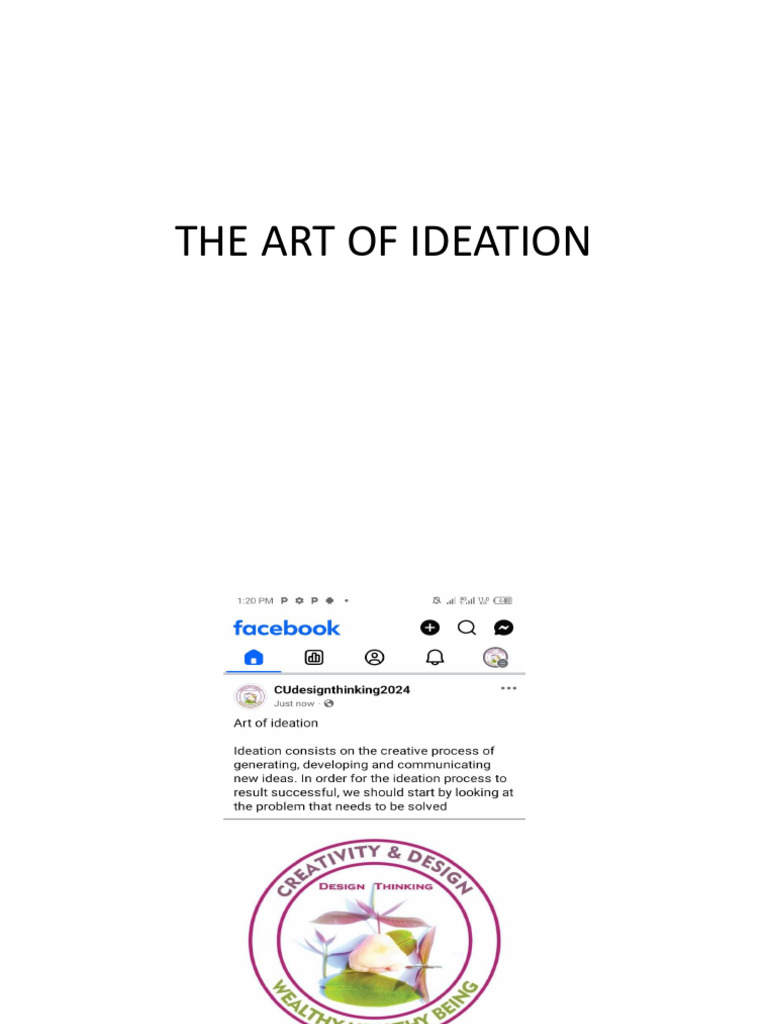 The Art of Ideation | PDF