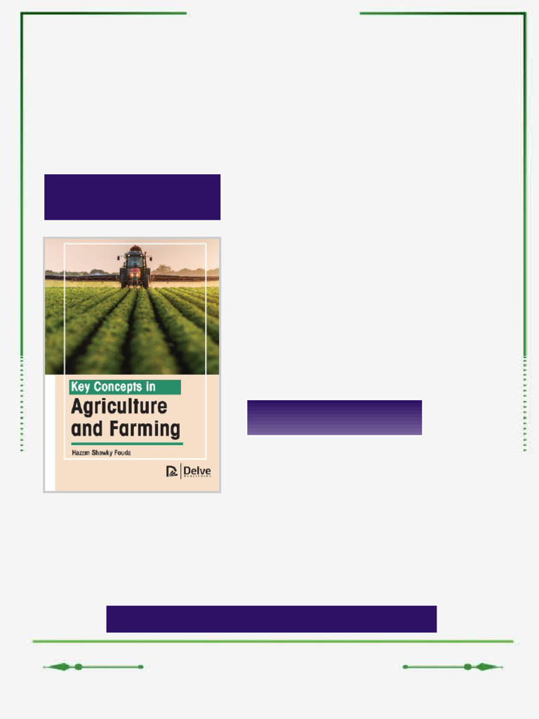 Key Concepts in Agriculture and Farming Hazem Shawky Fouda ebook ...
