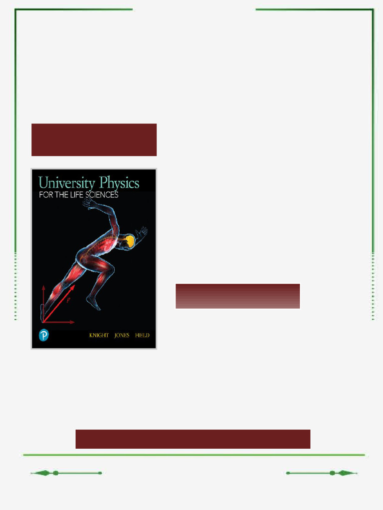 University Physics for the Life Sciences Randall D. Knight ebook ...