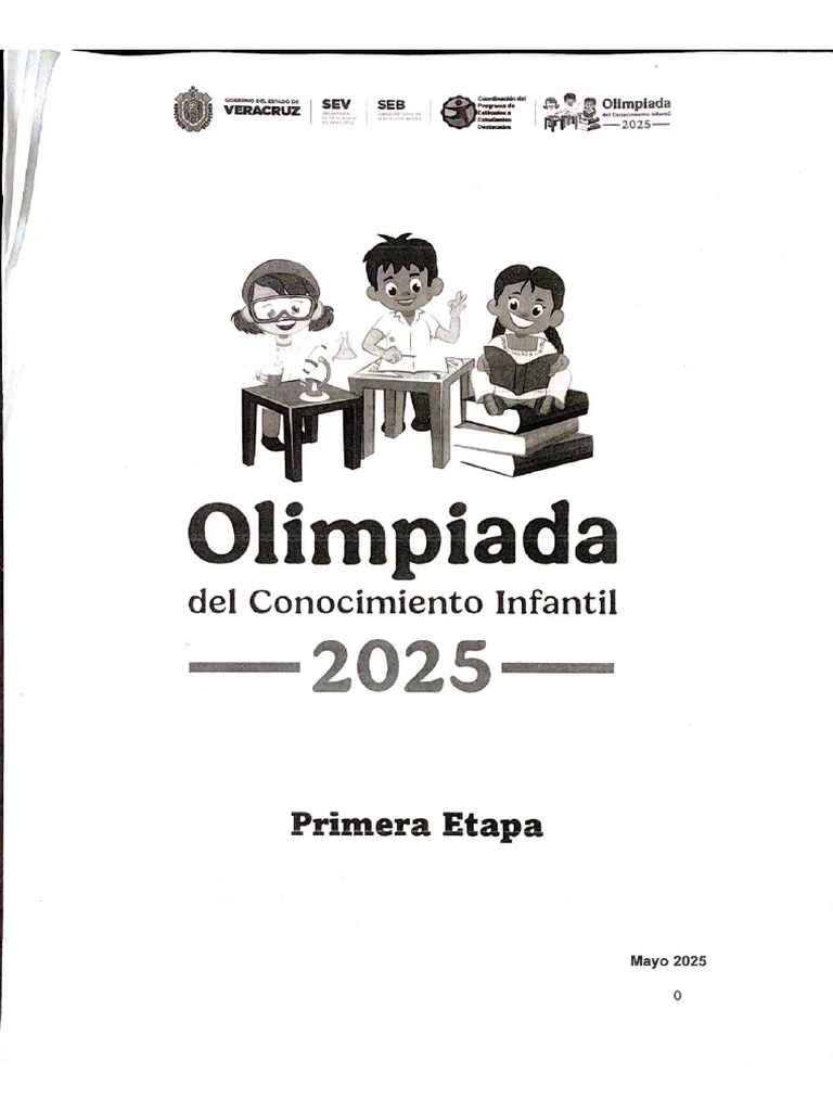 OLIMPIADA ETAPA ESCUELA | PDF
