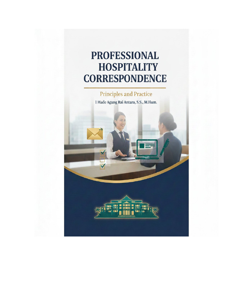 Professional Hospitality Writing Guide | PDF | Fee | Memorandum