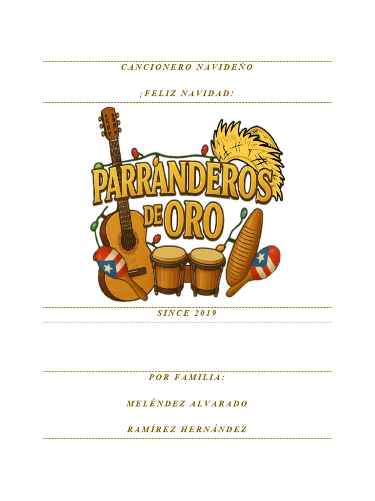 Canciones Tradicionales de Parranda Navideña | PDF