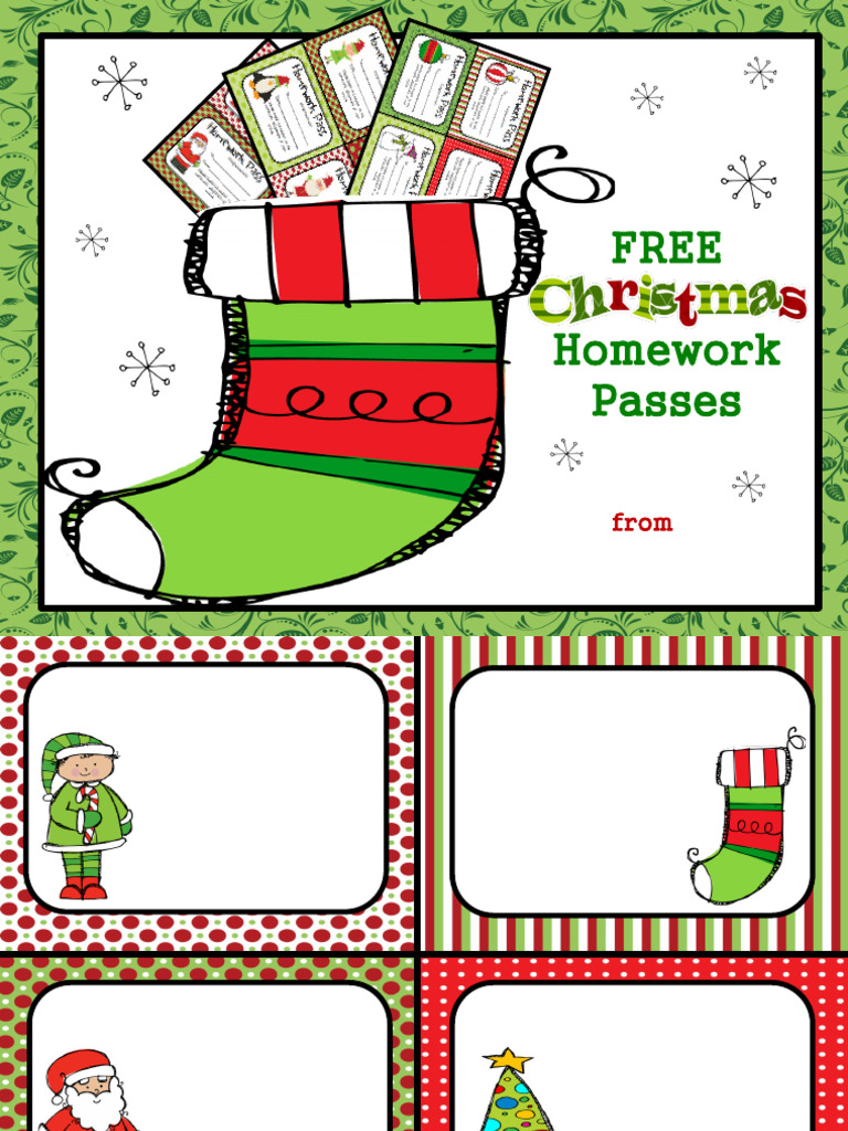Free Homework Pass Coupons Printable | PDF | Education Reform ...