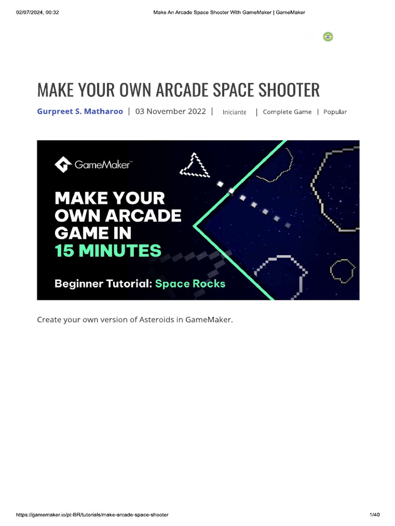 Make Arcade Game | PDF