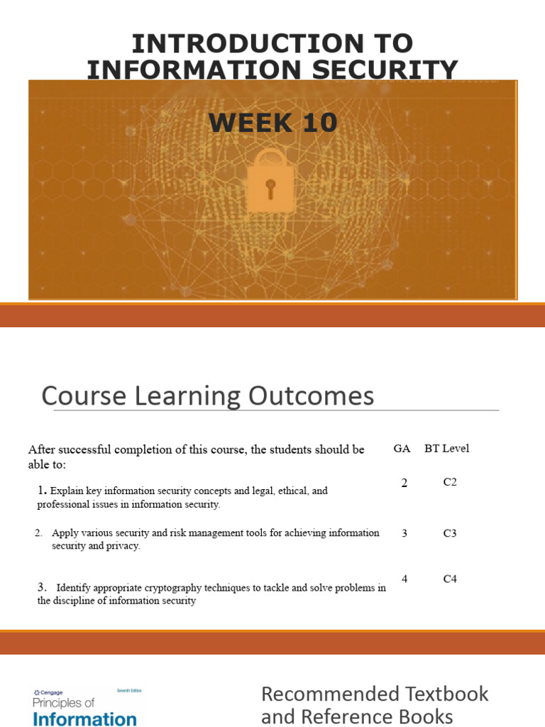 Introduction to Information Security Concepts | PDF | Encryption | Key ...