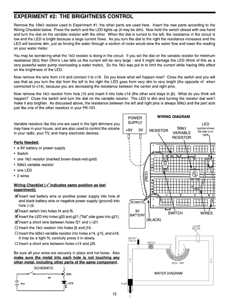 Experiment 2 Brightness Control | PDF