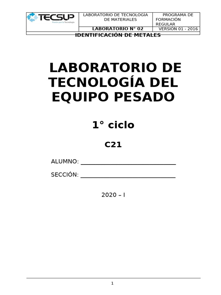 GLAB S02 Identificación de Materiales Ferrosos Convertido | PDF | Rieles | Acero