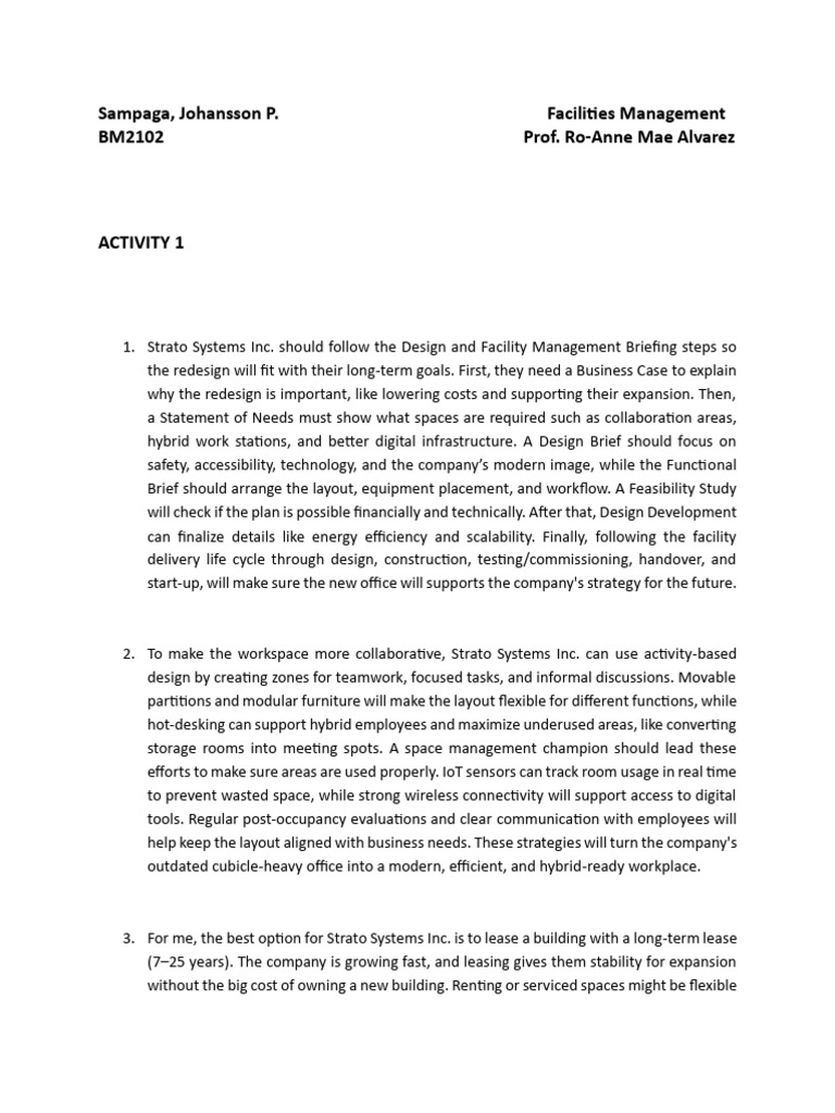Sampaga Activity 1 | PDF | Economies | Business