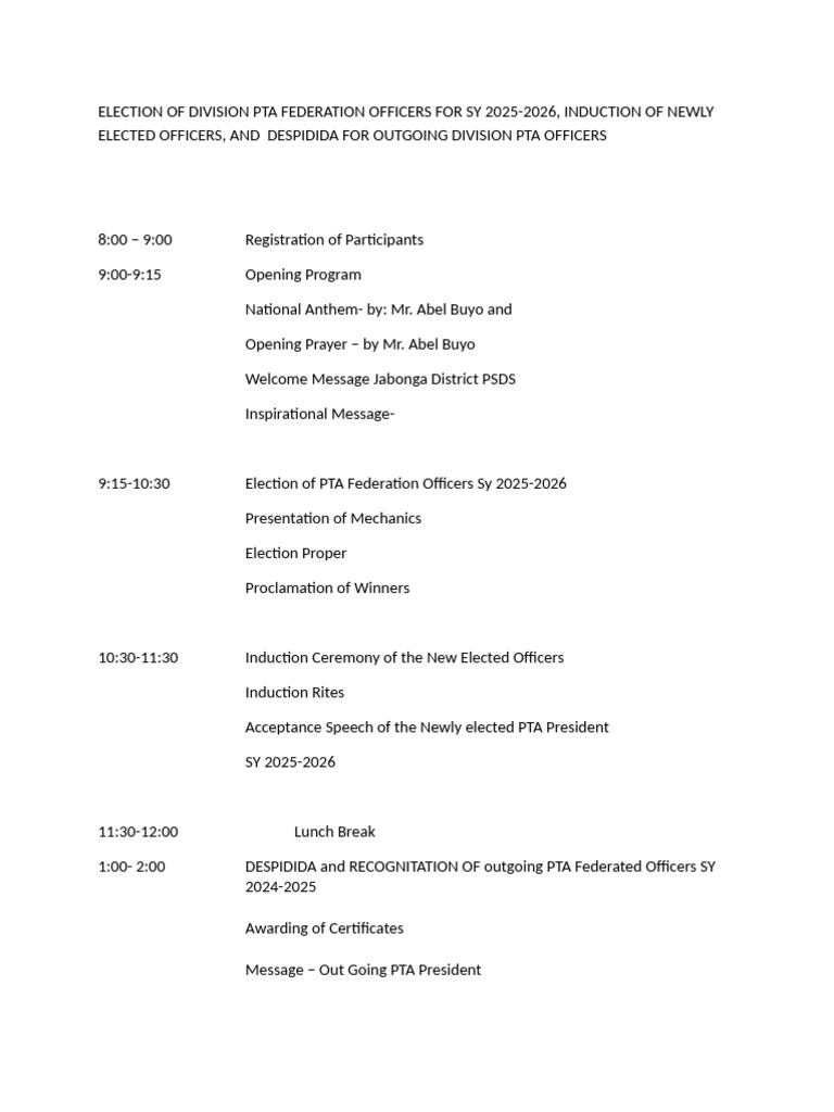 Program Flow | PDF