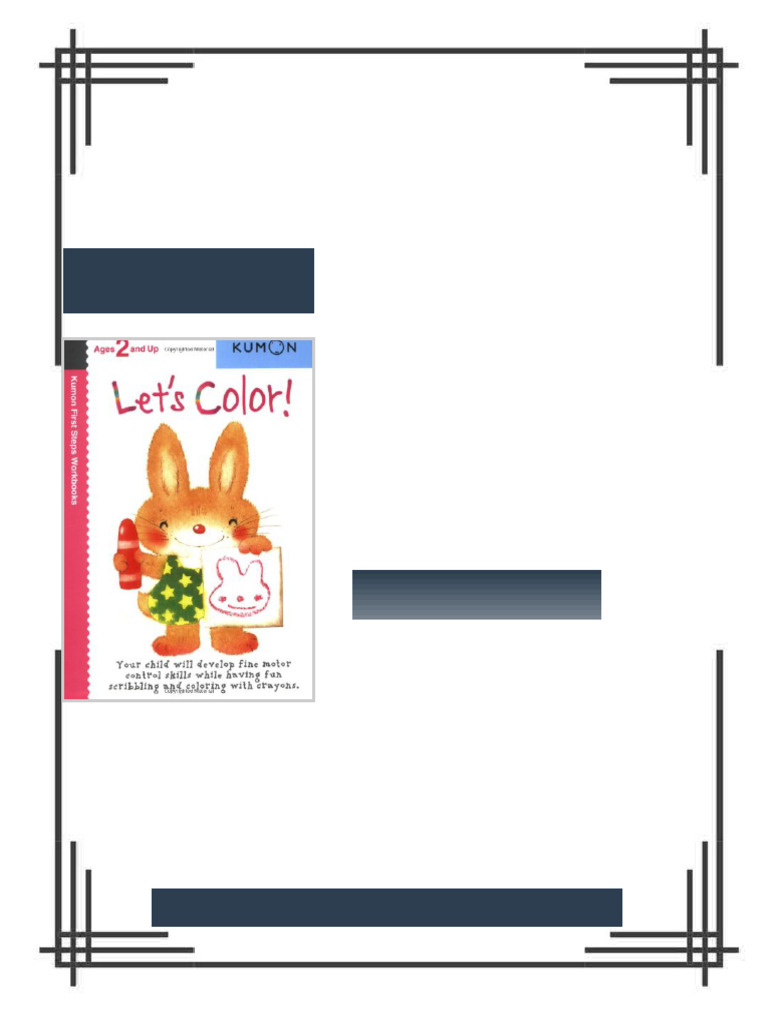 Let s Color Kumon First Step Workbooks Shinobu Akaishi ebook ...