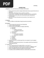 Lesson Plan | PDF | Biotechnology | Lesson Plan