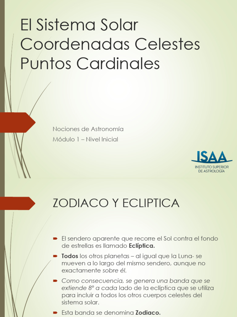 Introducción al Sistema Solar y Astronomía | PDF | Zodíaco | Sistema solar