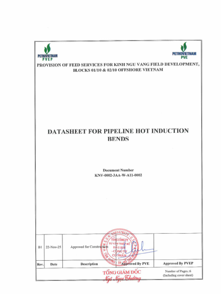 KNV 0002 3AA W A11 0002 - B1 - Datasheet For Induction Bends | PDF ...