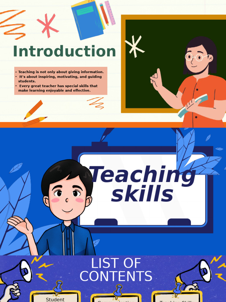 Essential Teaching Skills for Success | PDF | Teachers | Communication