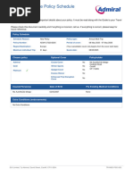 Admiral Travel Insurance Policy Guide | PDF | Insurance | Substance Abuse