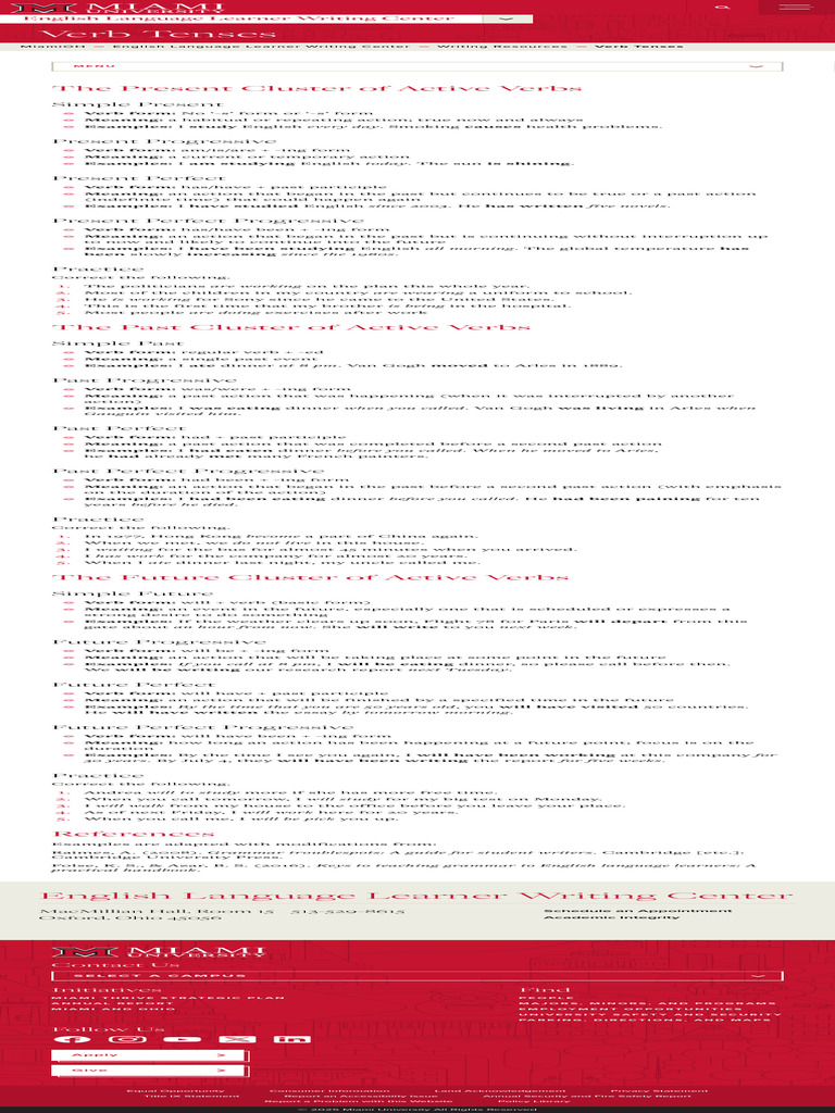 Verb Tenses 2 | PDF | Verb | Linguistics