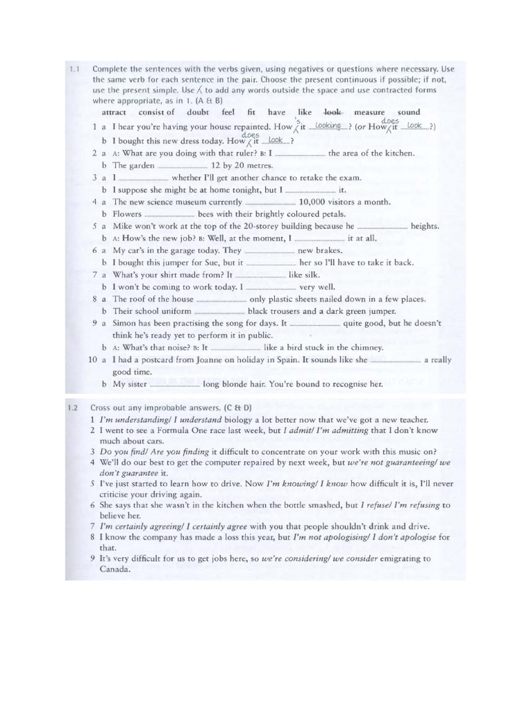 Unit 1 - Sentences | PDF