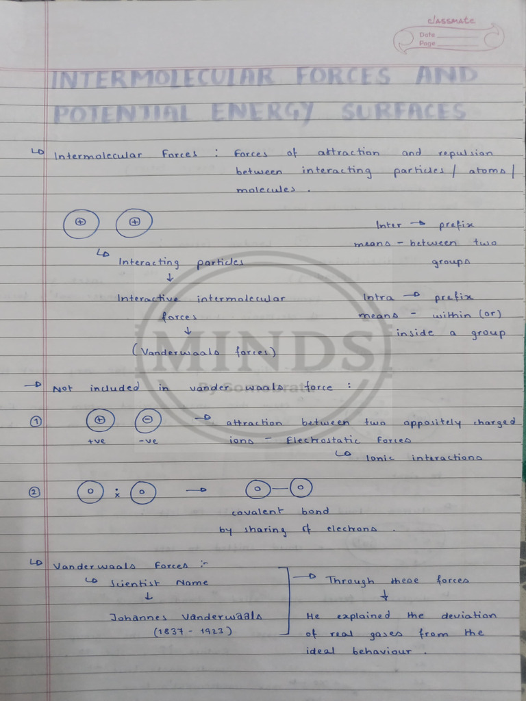 Intermolecular Forces Initial | PDF