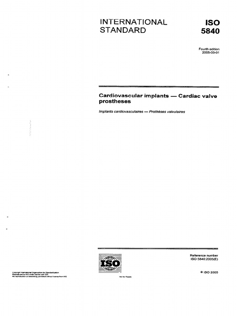 iso 5840-2005 | PDF