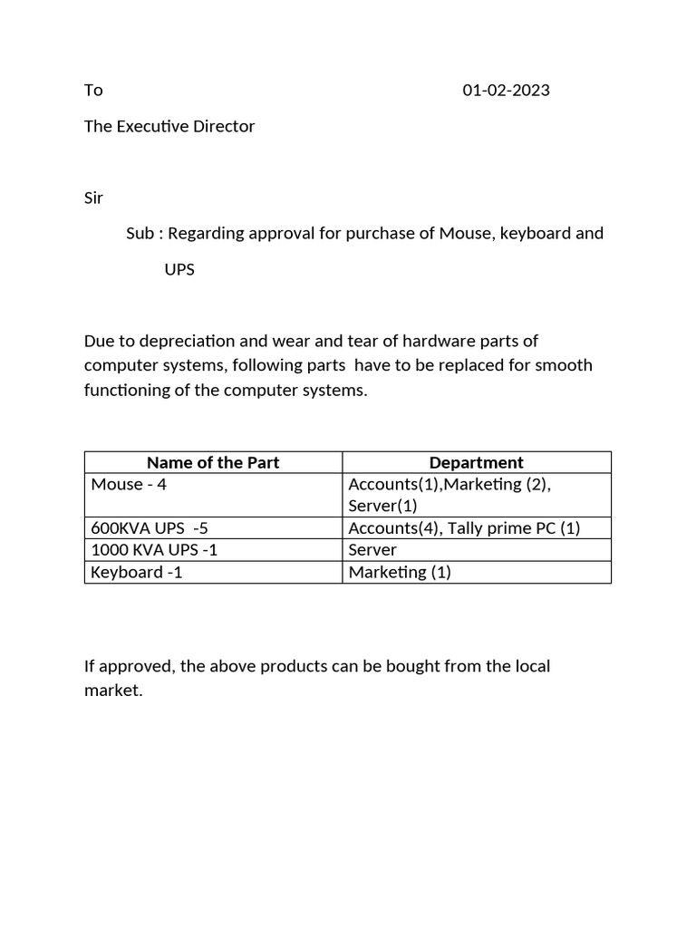 Hardware Parts Requirements LETTERS | PDF | Personal Computers ...