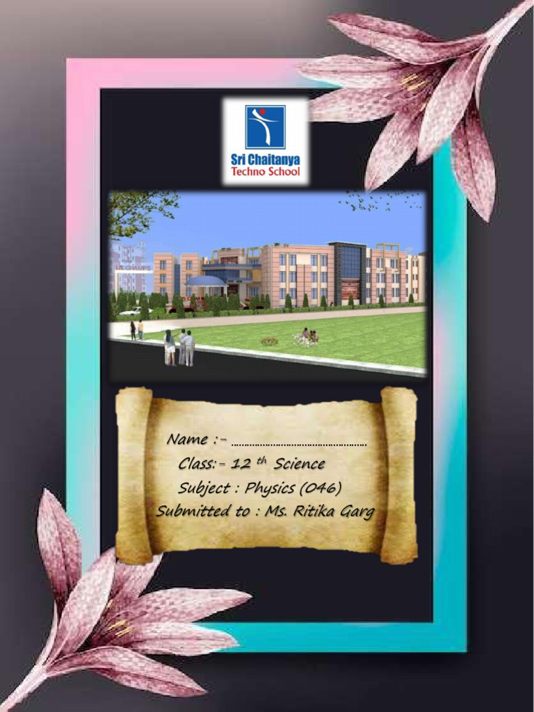 12th Project Cover Pg | PDF