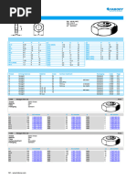 Hexagonal Nut Dimensions Chart | PDF