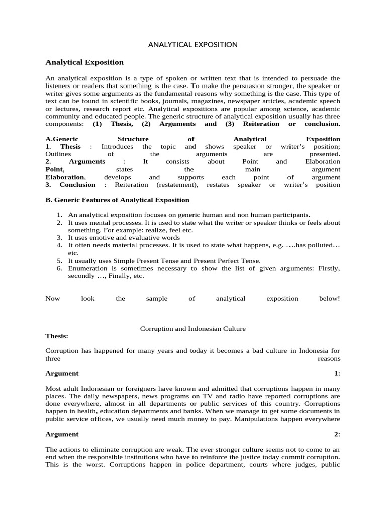 Understanding Analytical Exposition | PDF | Obesity | Social Media