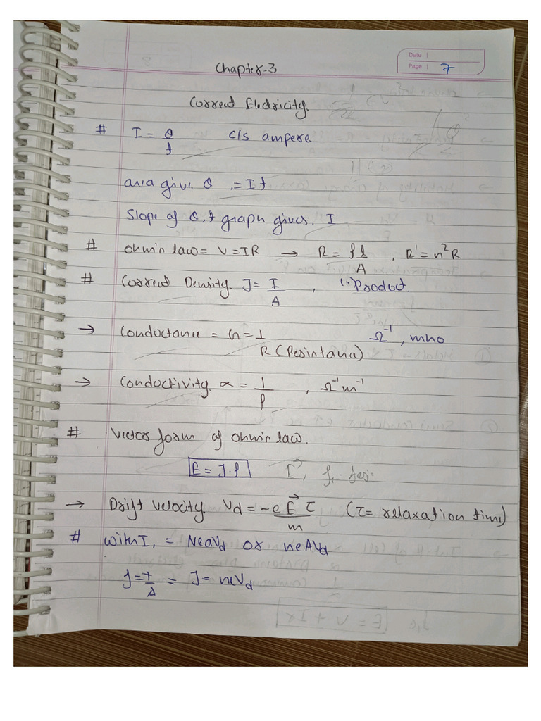 Current Electricity. | PDF