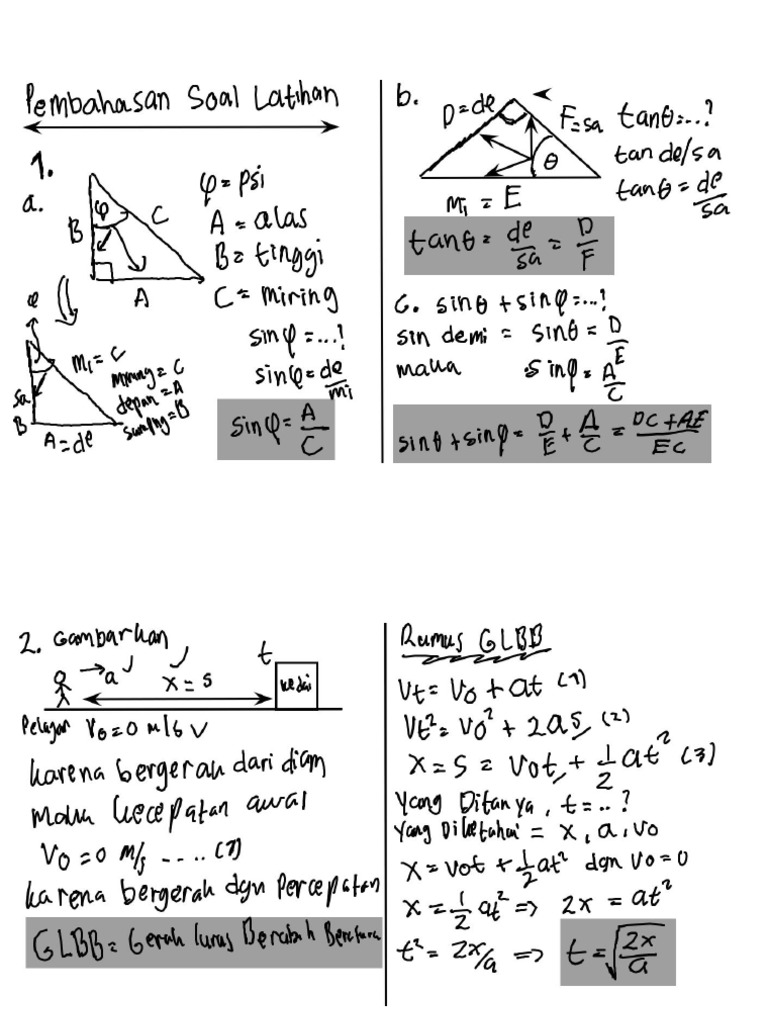 Solution Written Examination Pyhsics 1 (1) | PDF