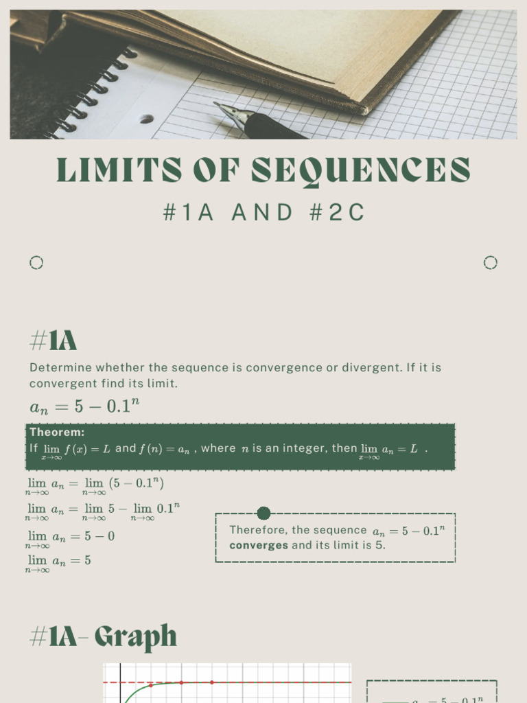 Convergence and Limits of Sequences | PDF