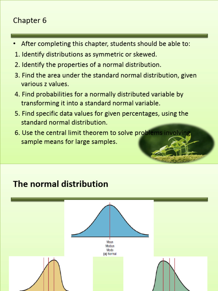 Normal Distribution and Central Limit Theorm | PDF