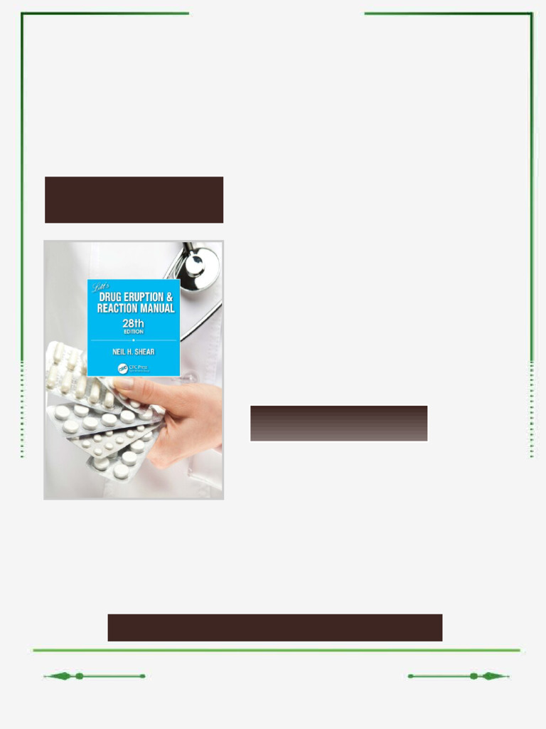 Litt's Drug Eruption & Reaction Manual, 28th Edition Neil H. Shear ...