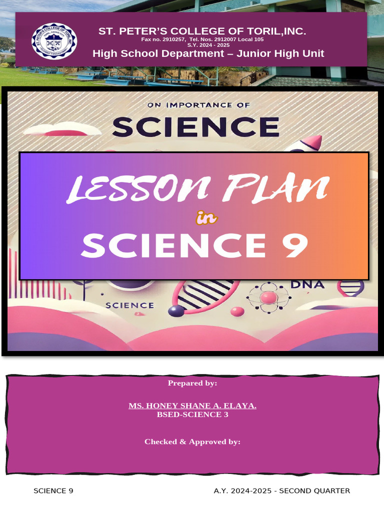 Science 9 Lesson Plan: Chemical Bonding | PDF | Chemical Bond ...