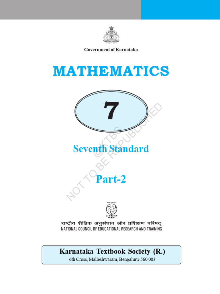 7th Eng Maths Part-2 2025-26 (1) | PDF | Percentage | Interest