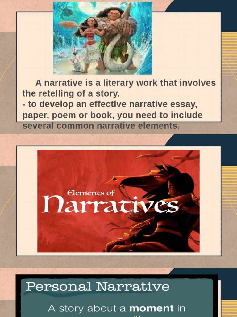 Key Elements of Narrative Writing | PDF