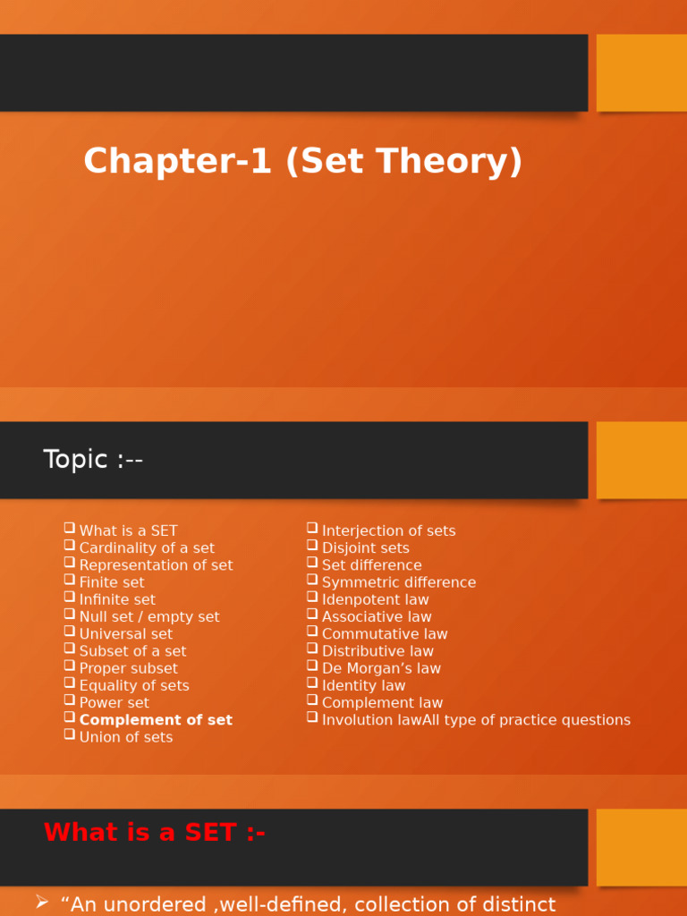 Set Theory Concepts and Practice Questions | PDF | Set (Mathematics ...