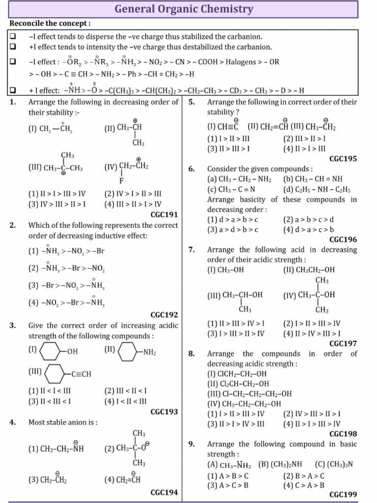 Organic Chemistry Race Module | PDF