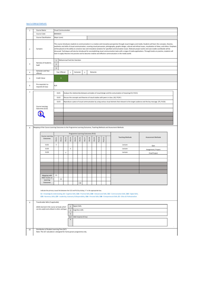 BMD6023 Visual Communication (Table 4) (1) | PDF | Communication ...