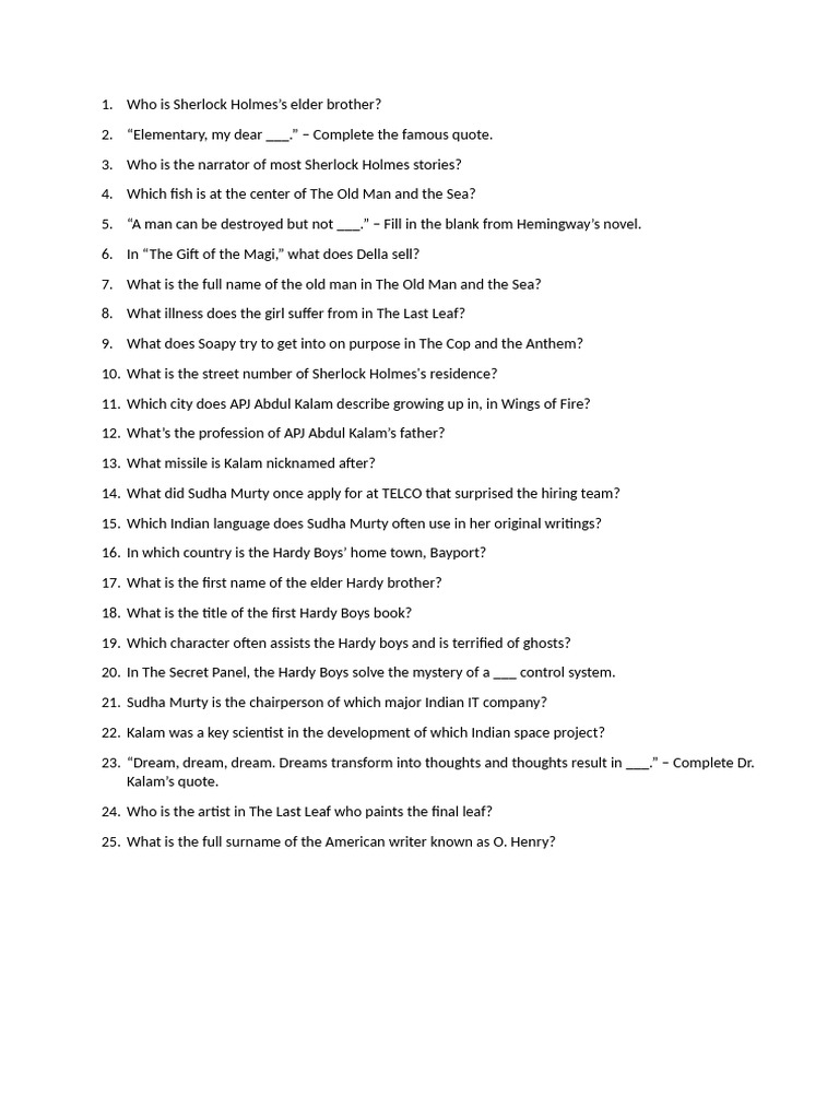 Library Quiz | PDF