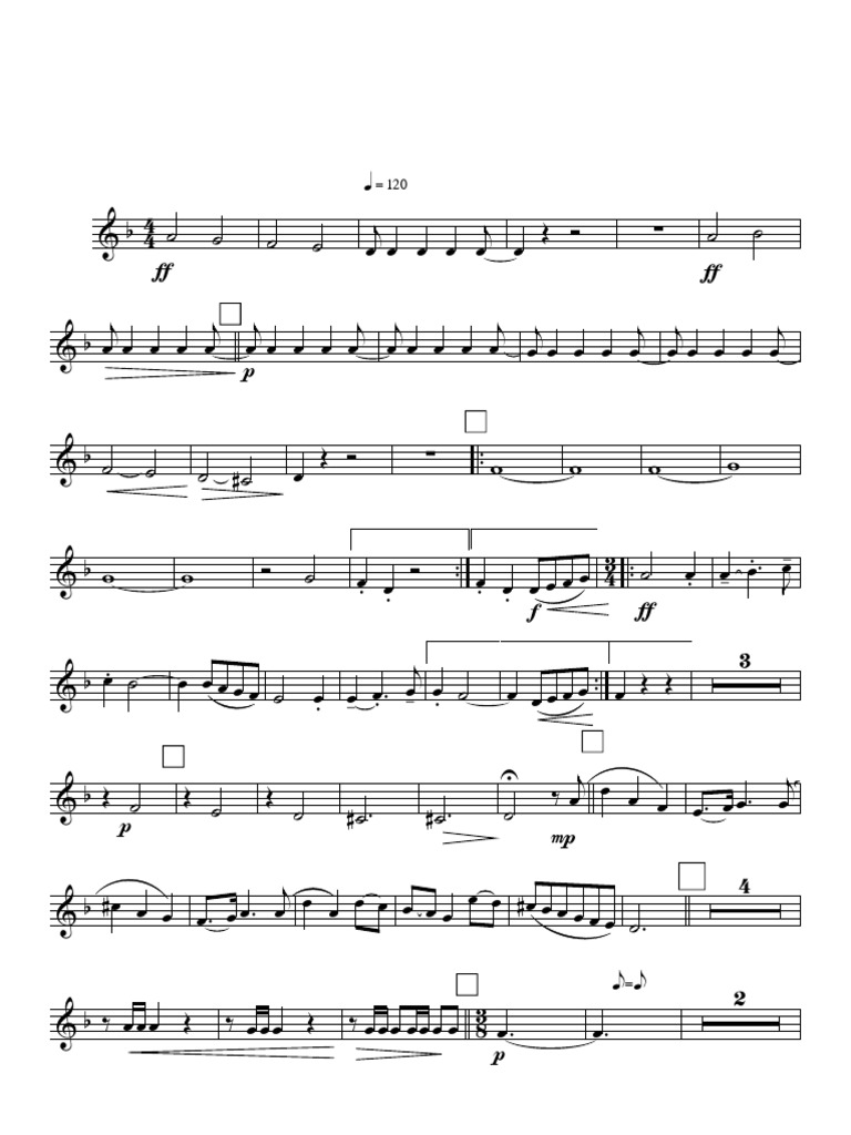Pandangguhan - Horn in F 2 Brass | PDF | Compositions For Orchestra ...