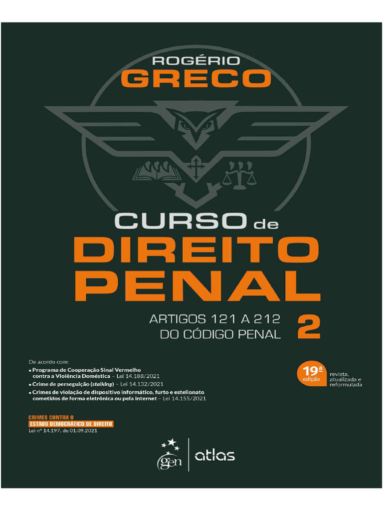GRECO VOL 2 (CAP 3 e 5) | PDF | Lesão corporal (crime) | Homicídio