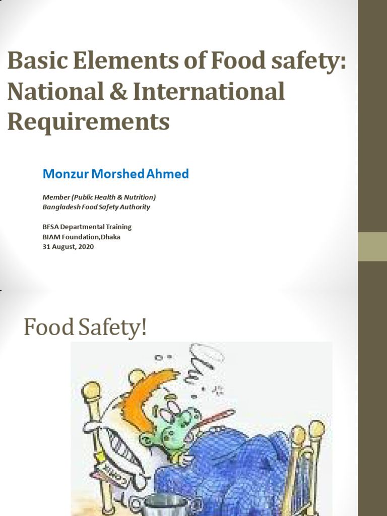Basic Elements of Food Safety_pdf | PDF | Food Safety | Hazards
