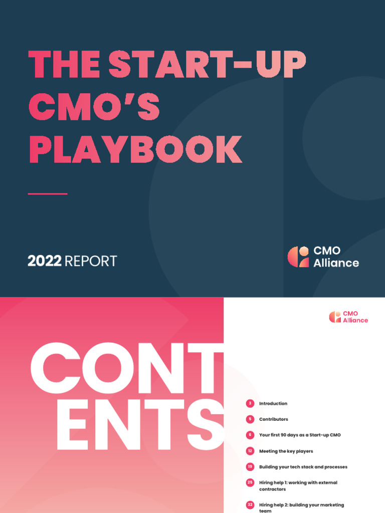 Start-up CMO's Essential 90-Day Guide | PDF | Marketing | Startup Company