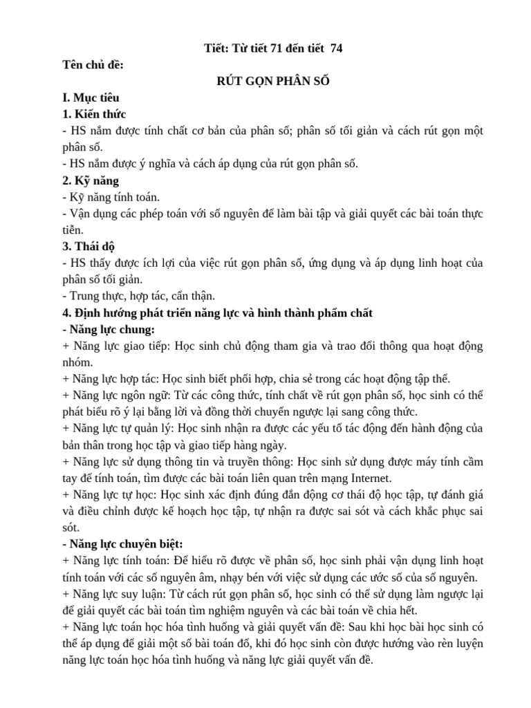 2.4.Chu de.rut Gon Phan So | PDF