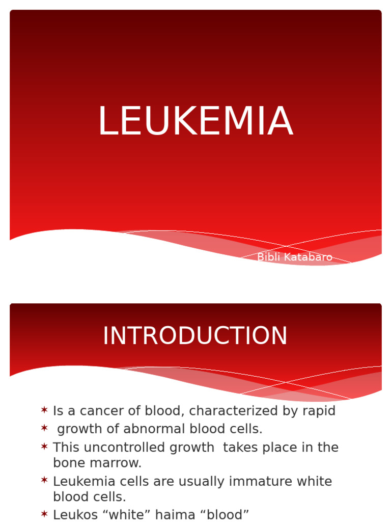 Leukemia | PDF | Leukemia | White Blood Cell