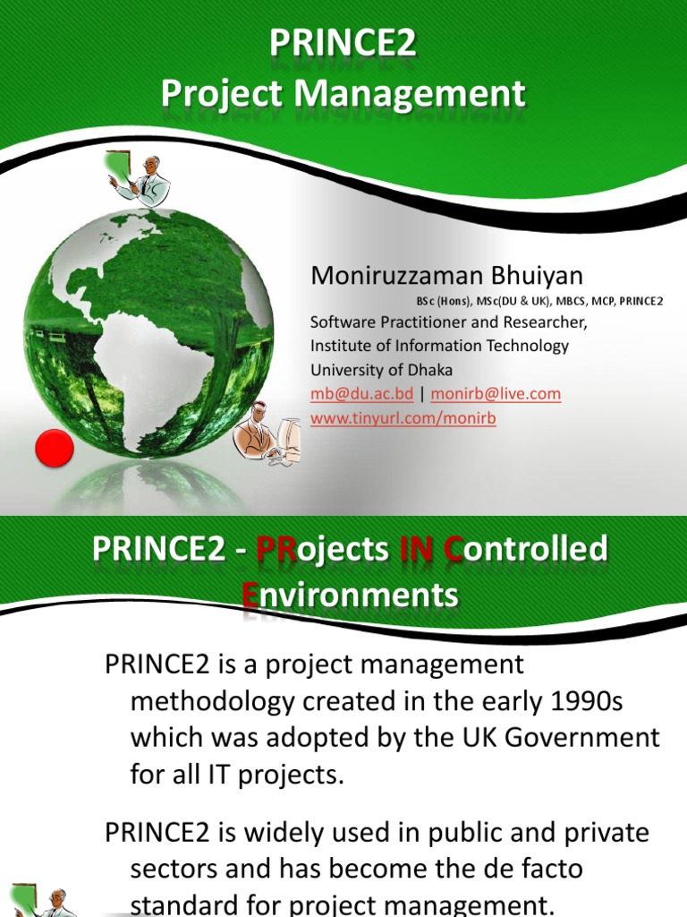 PRINCE2 Training Foundation & Practitioner | PDF | Risk | Project ...